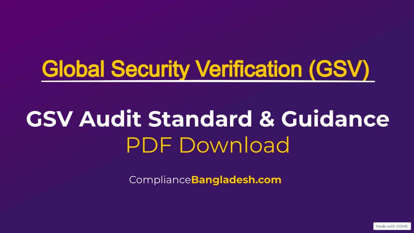 GSV Audit | Compliance Bangladesh