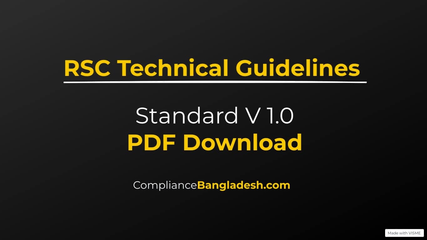 RSC Technical Guidelines Standard Download | CB